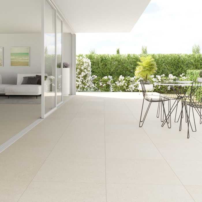 Ashton Mink Porcelain Outdoor Paving Slabs | StoneSuperstore