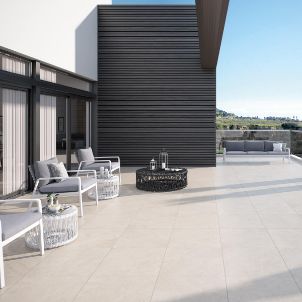 Lithos Beige Porcelain Paving | StoneSuperstore