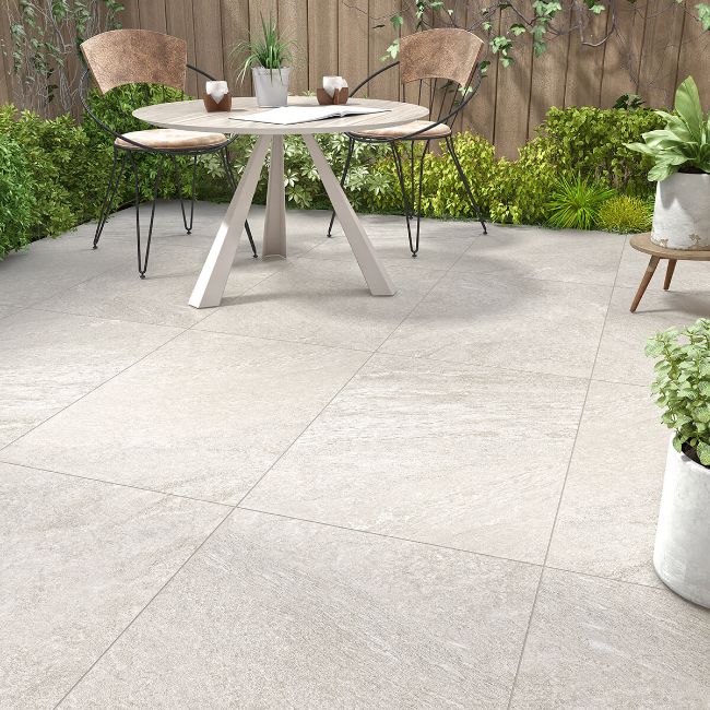 Luxor Beige Porcelain Paving 60x60cm | StoneSuperstore
