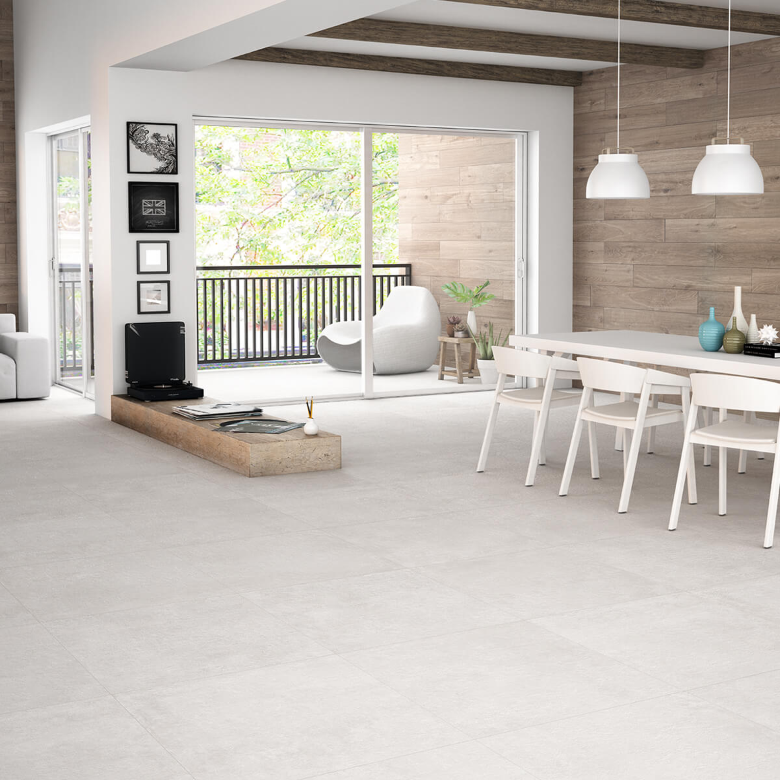 Vogue Perla Concrete Effect Porcelain Tiles | StoneSuperstore