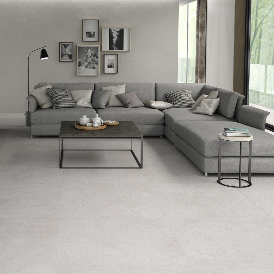Vogue Perla Concrete Effect Porcelain Tiles | StoneSuperstore