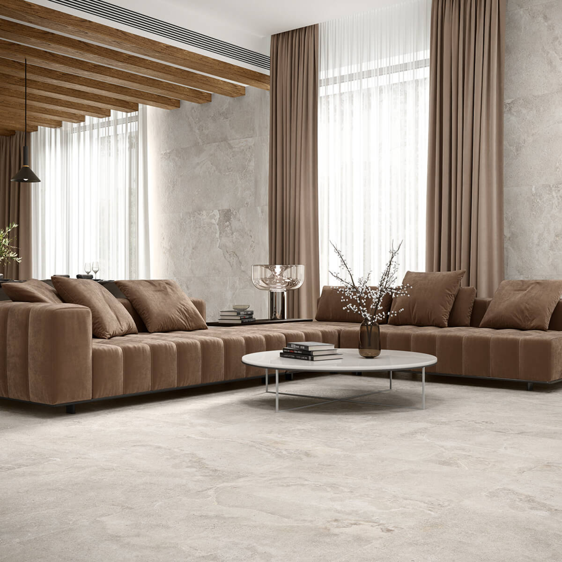 Himalaya Bone Stone Effect Porcelain Tiles | StoneSuperstore