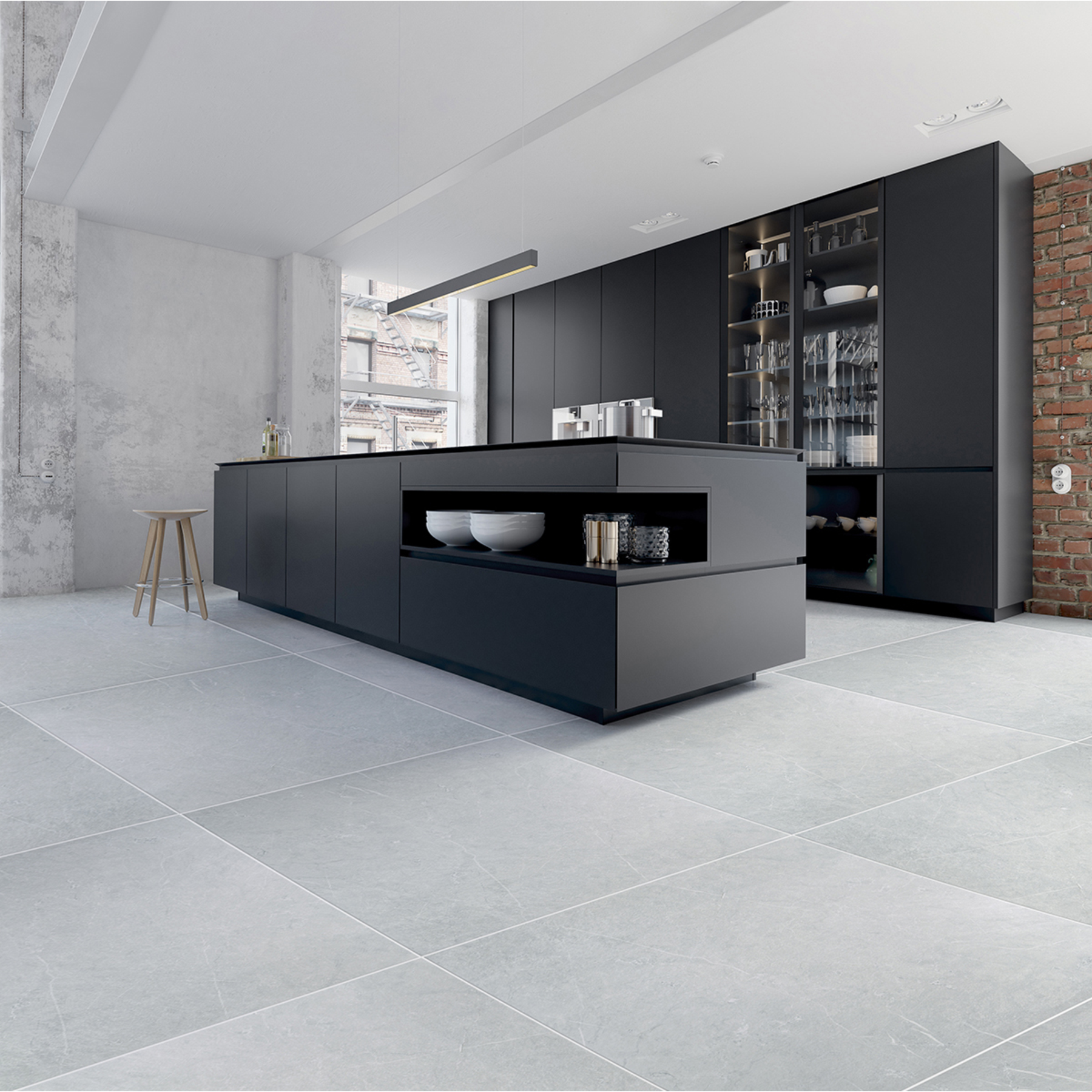Soho Bianco Stone Effect Porcelain Tiles | StoneSuperstore
