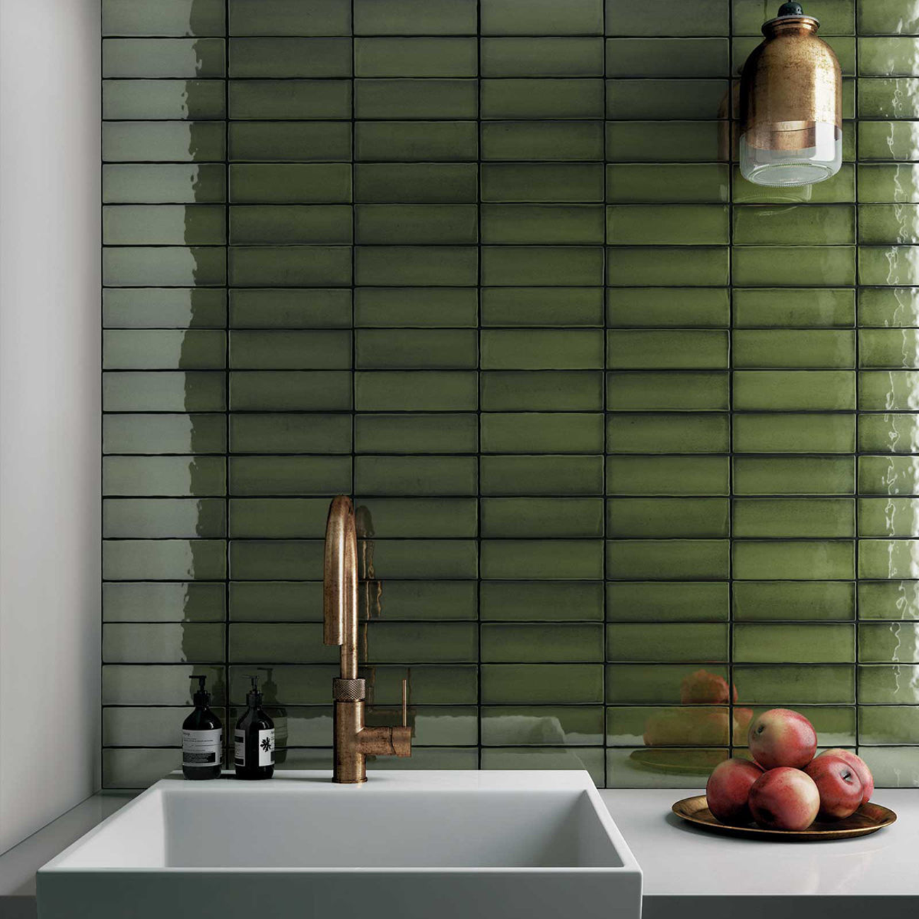 Shop Babylon Olive Metro Tiles Online | StoneSuperstore