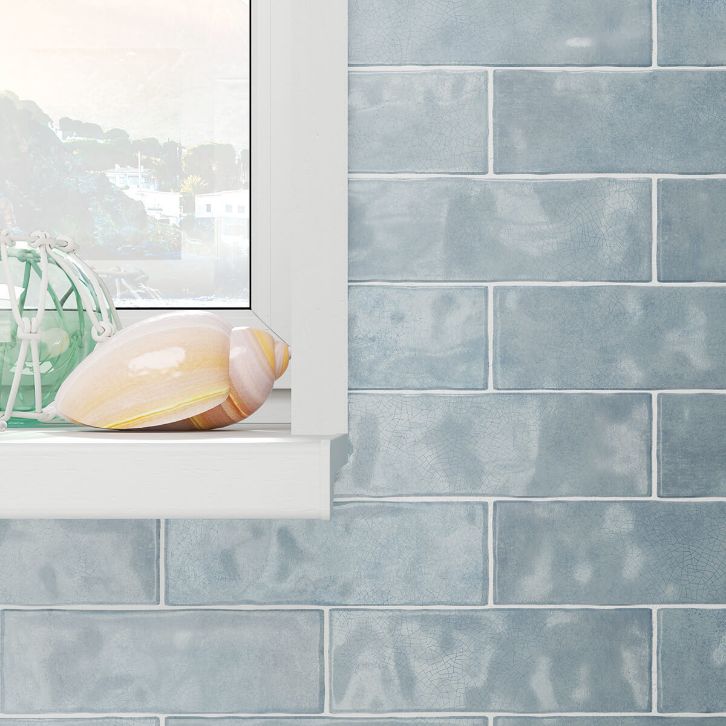 Shop Salcombe Marine Crackle Tiles Online | StoneSuperstore