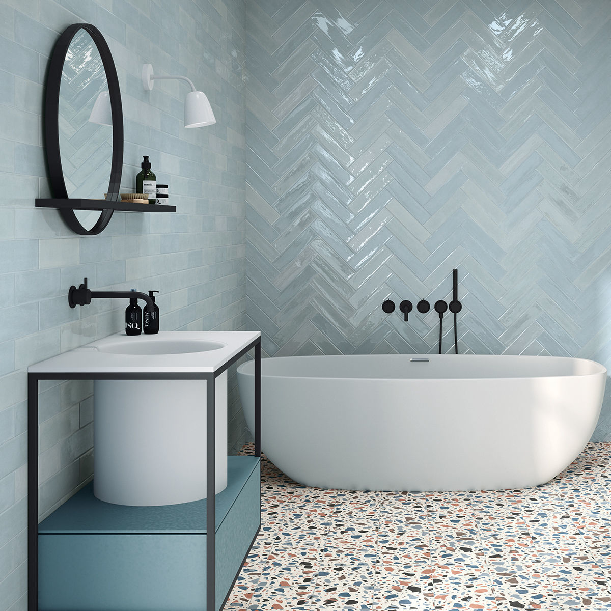 Shop Tiffany Aqua Metro Tiles Online | StoneSuperstore