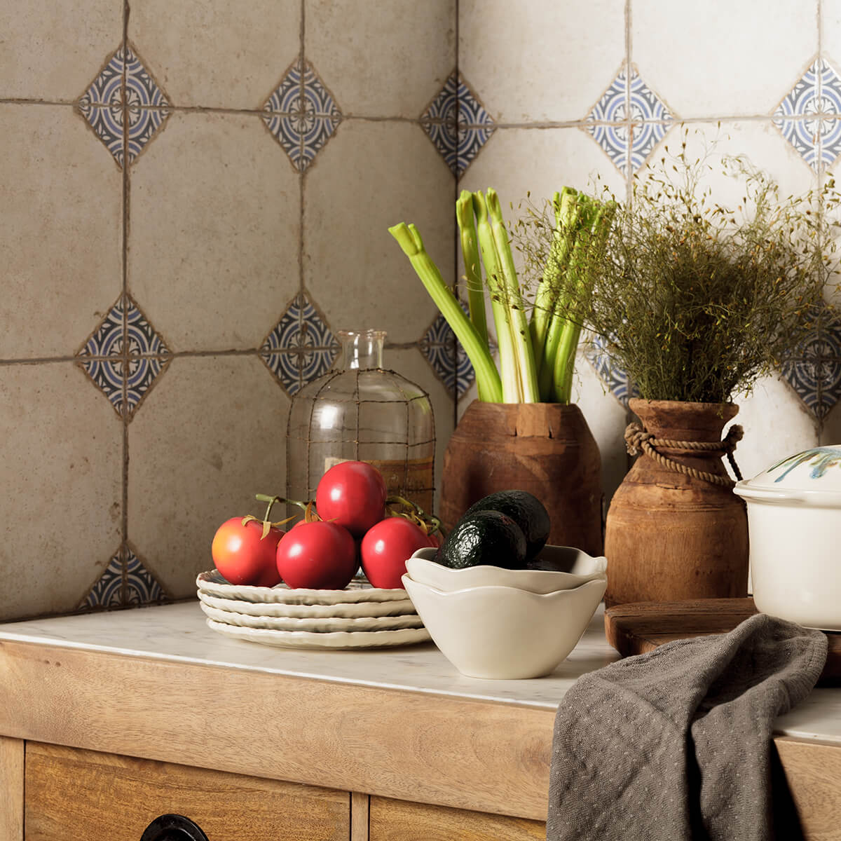 Shop Porto Vintage Blue Pattern Tiles Online | StoneSuperstore