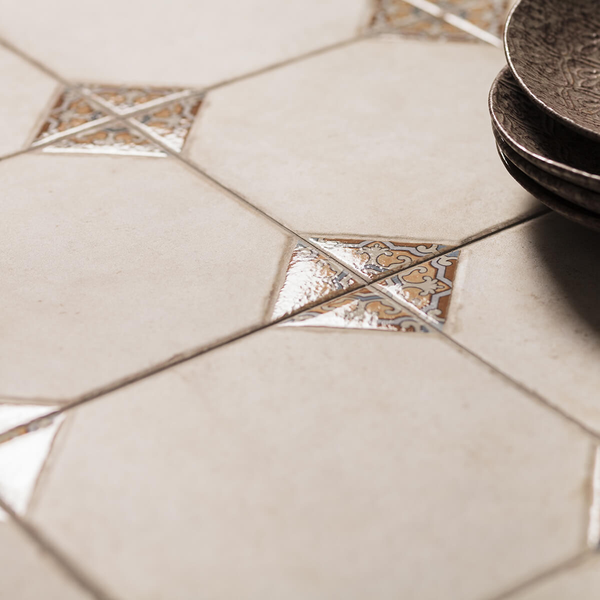 Shop Porto Vintage Brown Pattern Tiles Online | StoneSuperstore