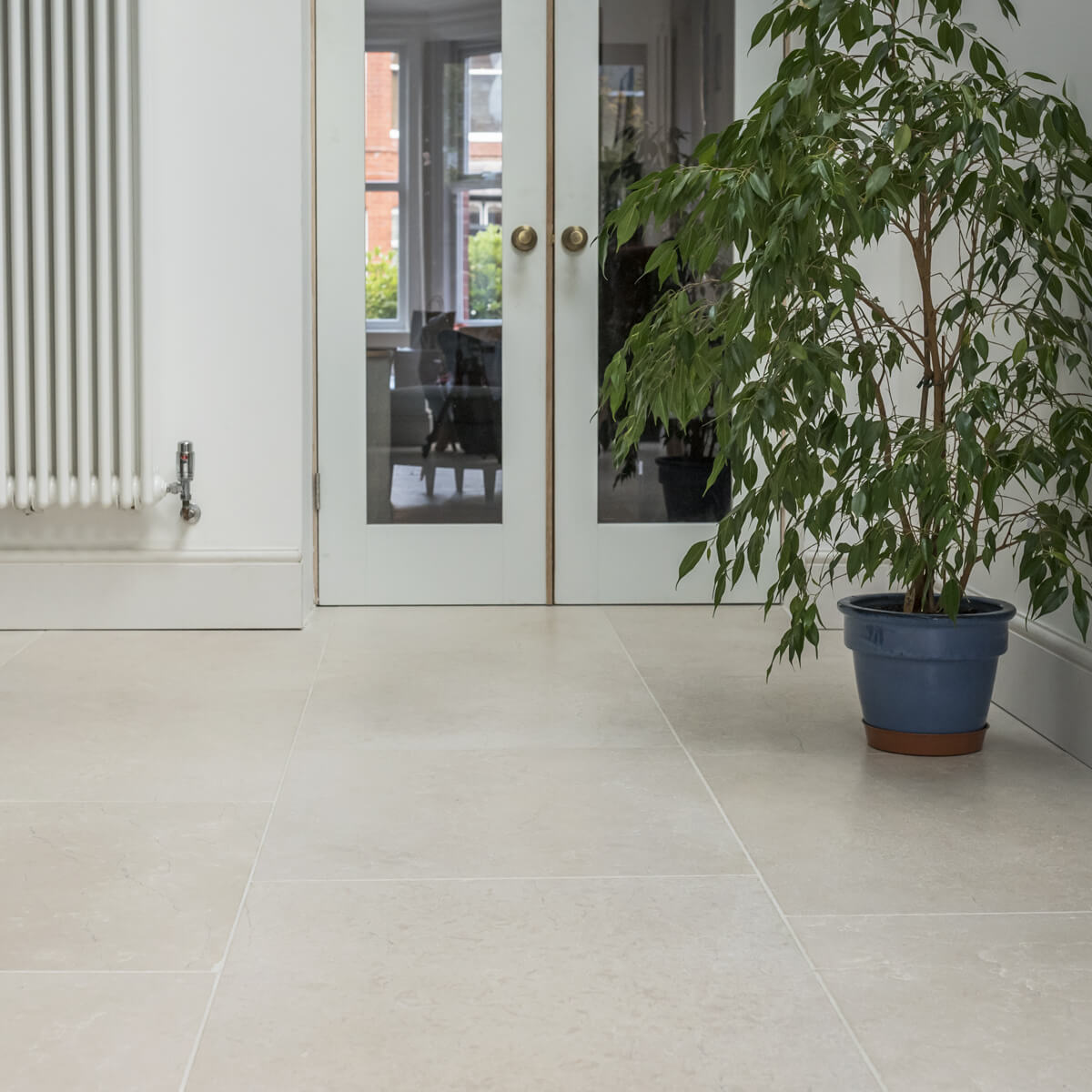 Light Beige Brushed Limestone Tiles | StoneSuperstore