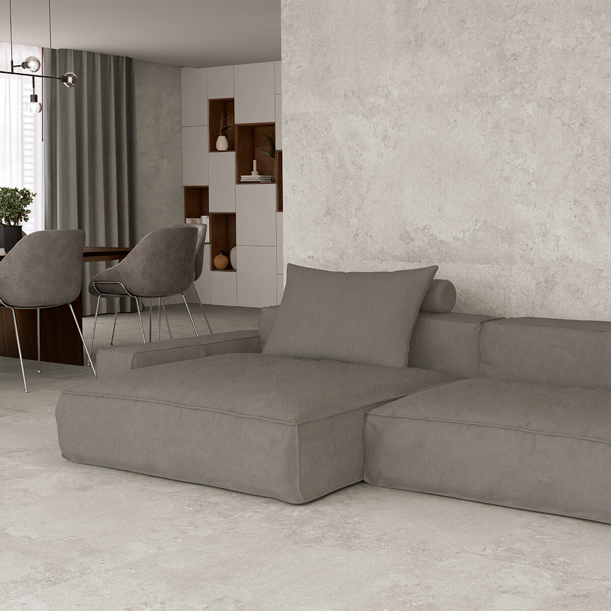 Petra Pearla Natural Stone Effect Porcelain 800x800x9mm - 10.25 SQM Job Lot | StoneSuperstore