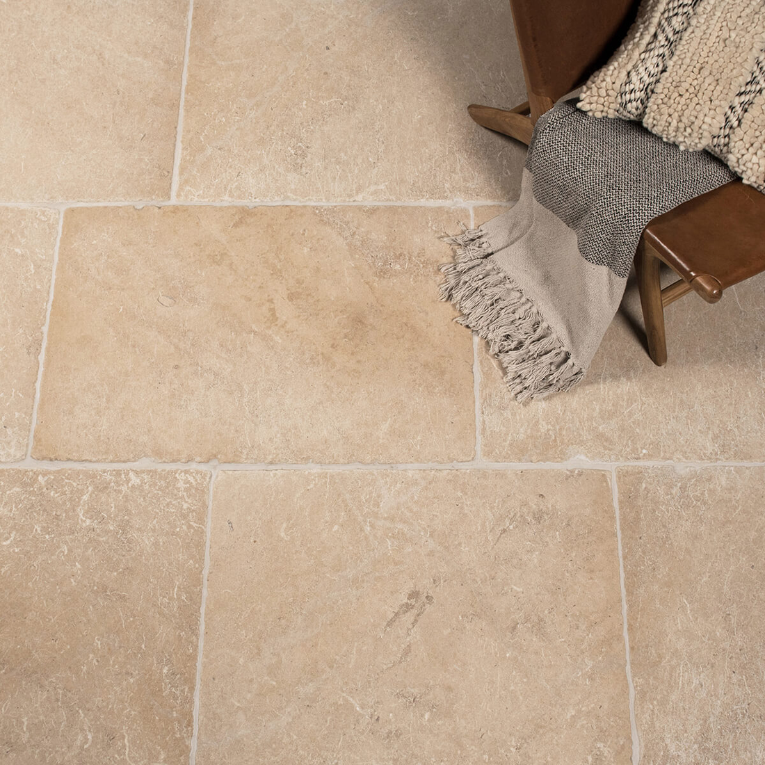 Devonshire Tumbled Limestone Tumbled Tiles | StoneSuperstore