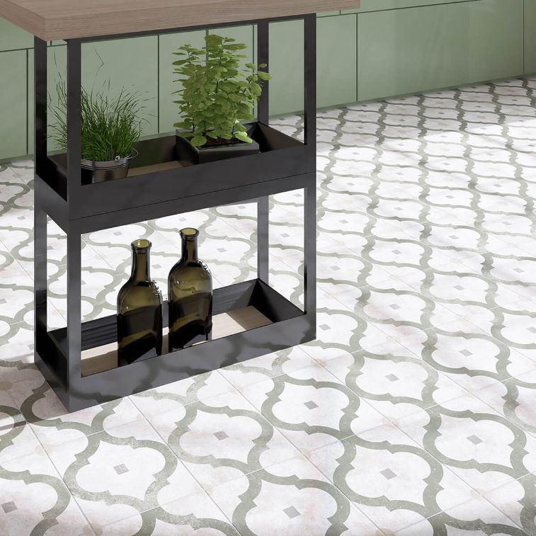 Shop Antique Sage Decor Pattern Tiles Online | StoneSuperstore