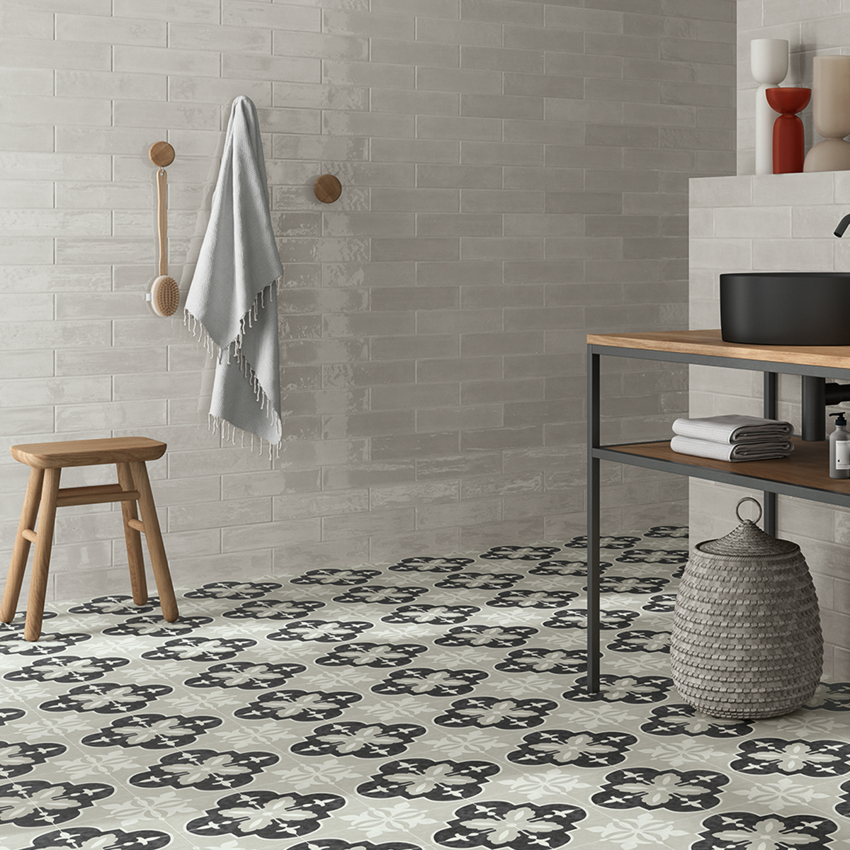 Shop Bristol Grey Pattern Tiles Online | StoneSuperstore