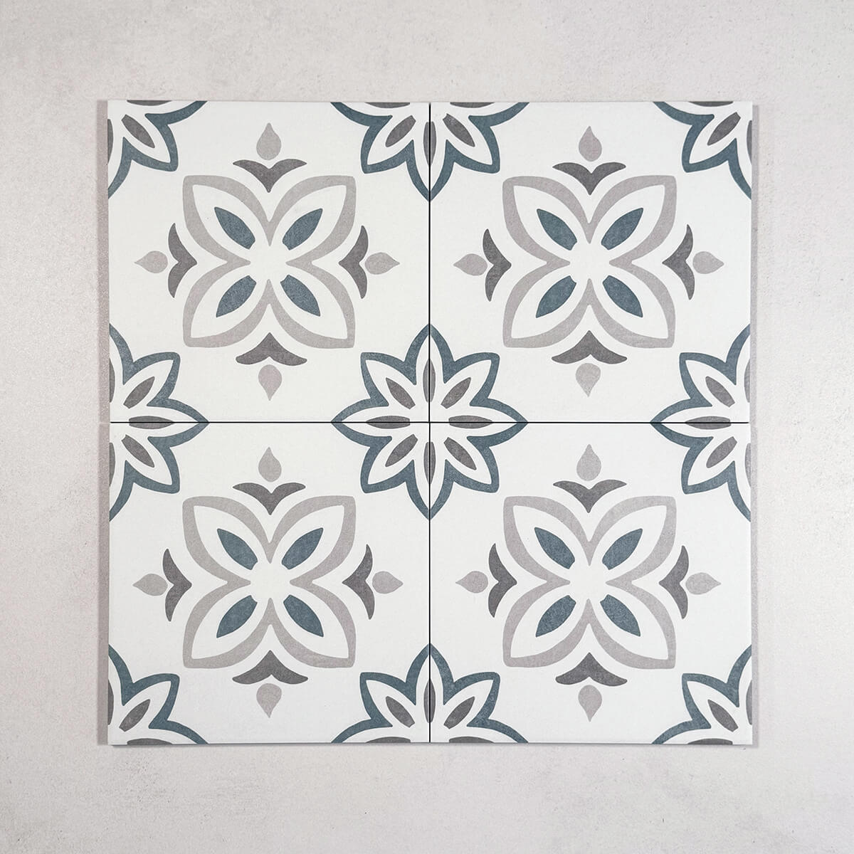 Shop Flower Azul Pattern Tiles Online | StoneSuperstore