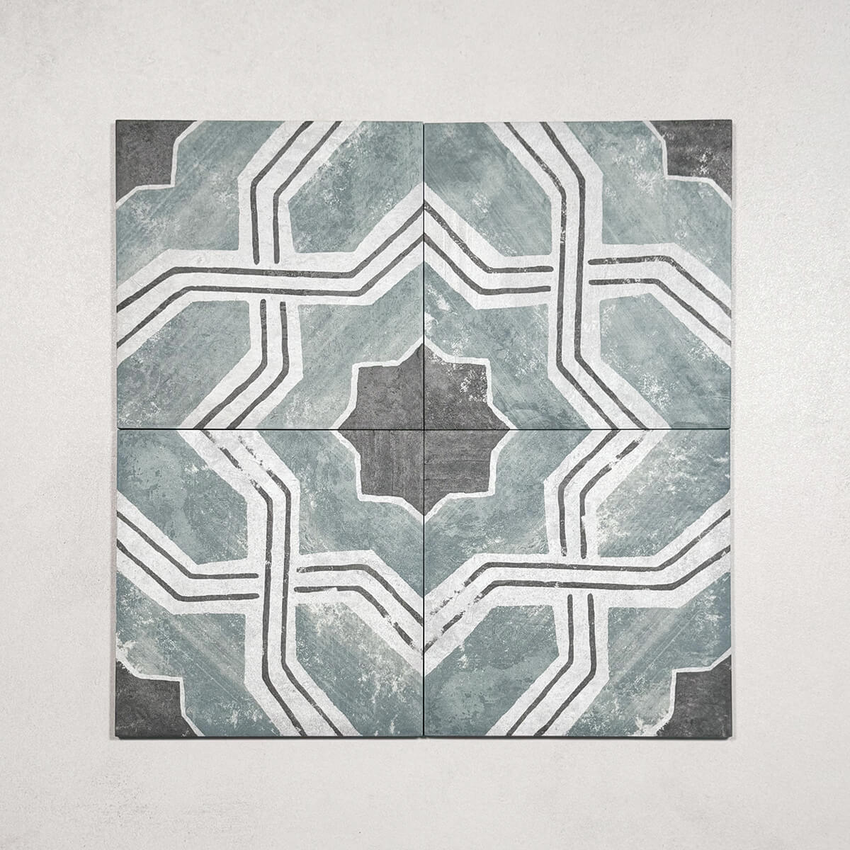 Shop Flower Verde Pattern Tiles Online | StoneSuperstore