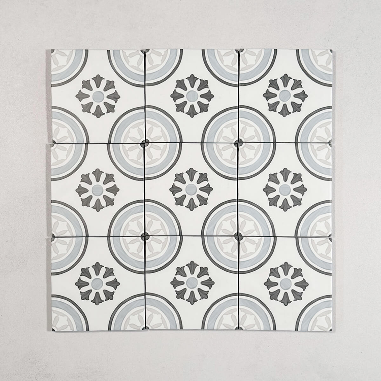 Shop Victoria Grey Pattern Tiles Online | StoneSuperstore