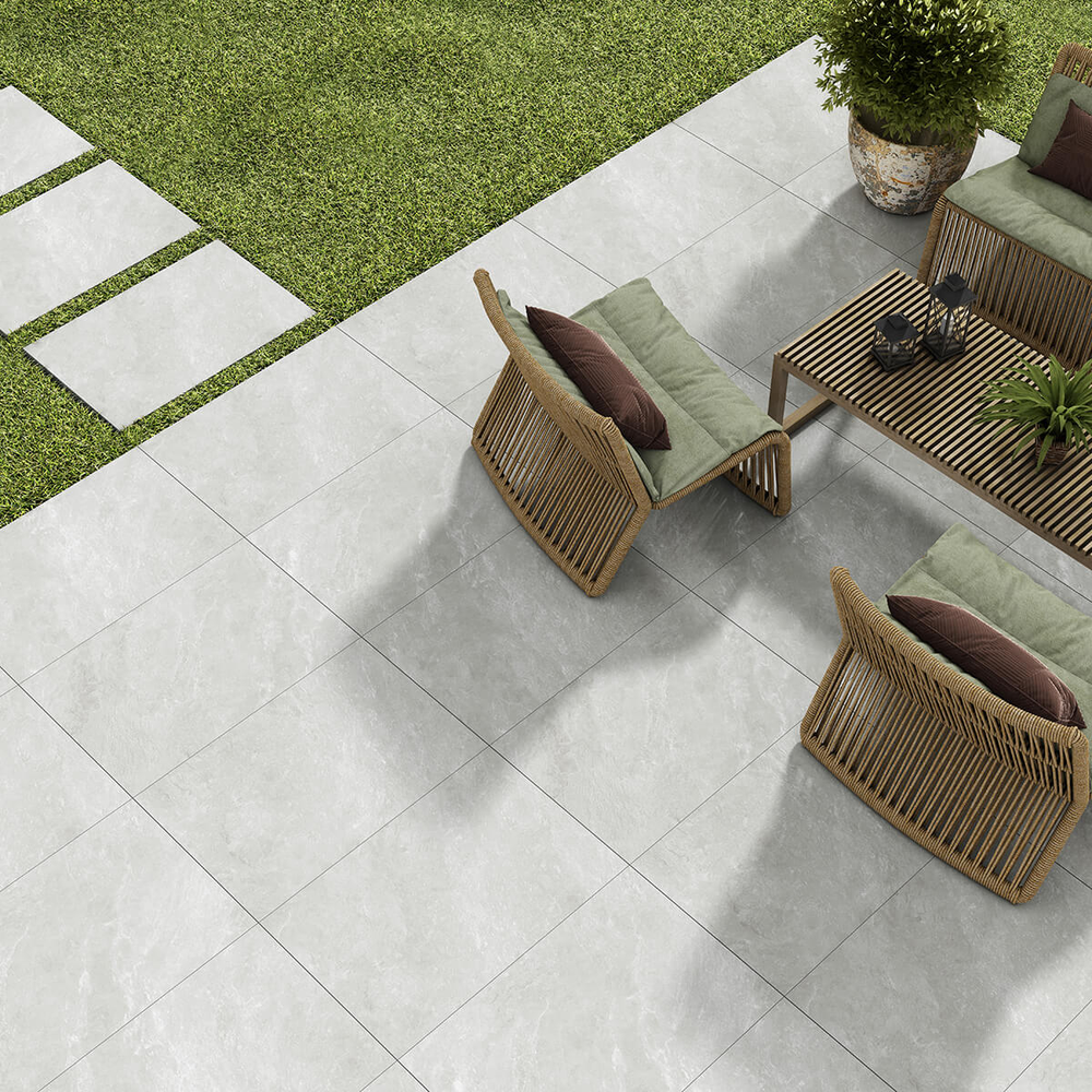 Biltmore Light Porcelain Paving Slabs 900x600mm | StoneSuperstore