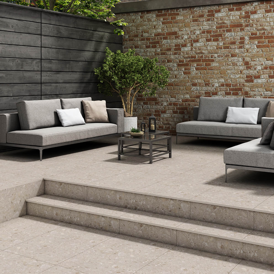 Portland Sand Porcelain Paving - 900x600mm | StoneSuperstore
