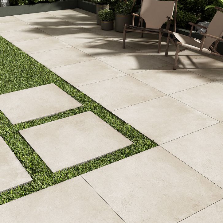 Outdoor Paving - Rapolano Beige 60x60cm Porcelain Paving | StoneSuperstore