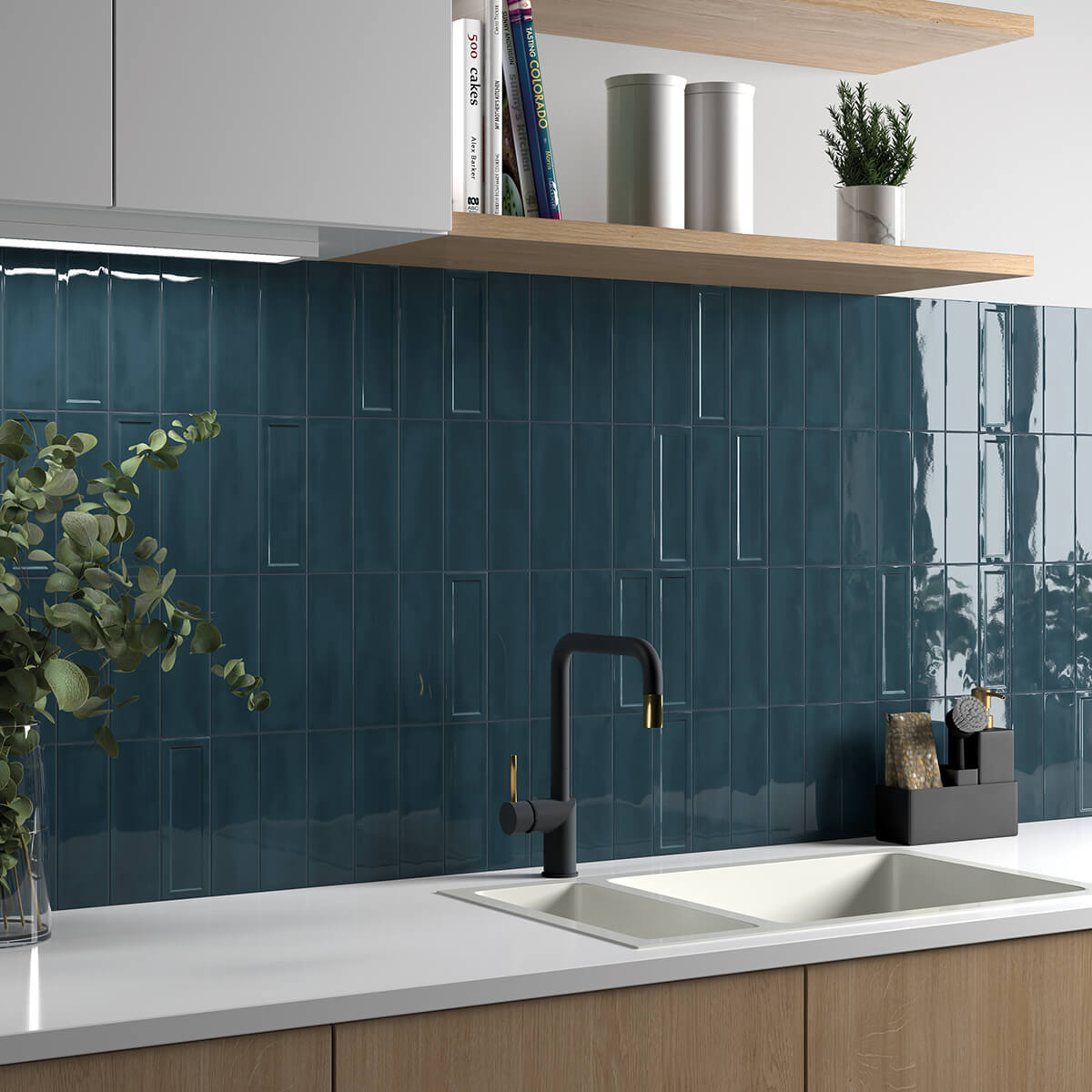 Shop Maison Navy Metro Tiles Online | StoneSuperstore