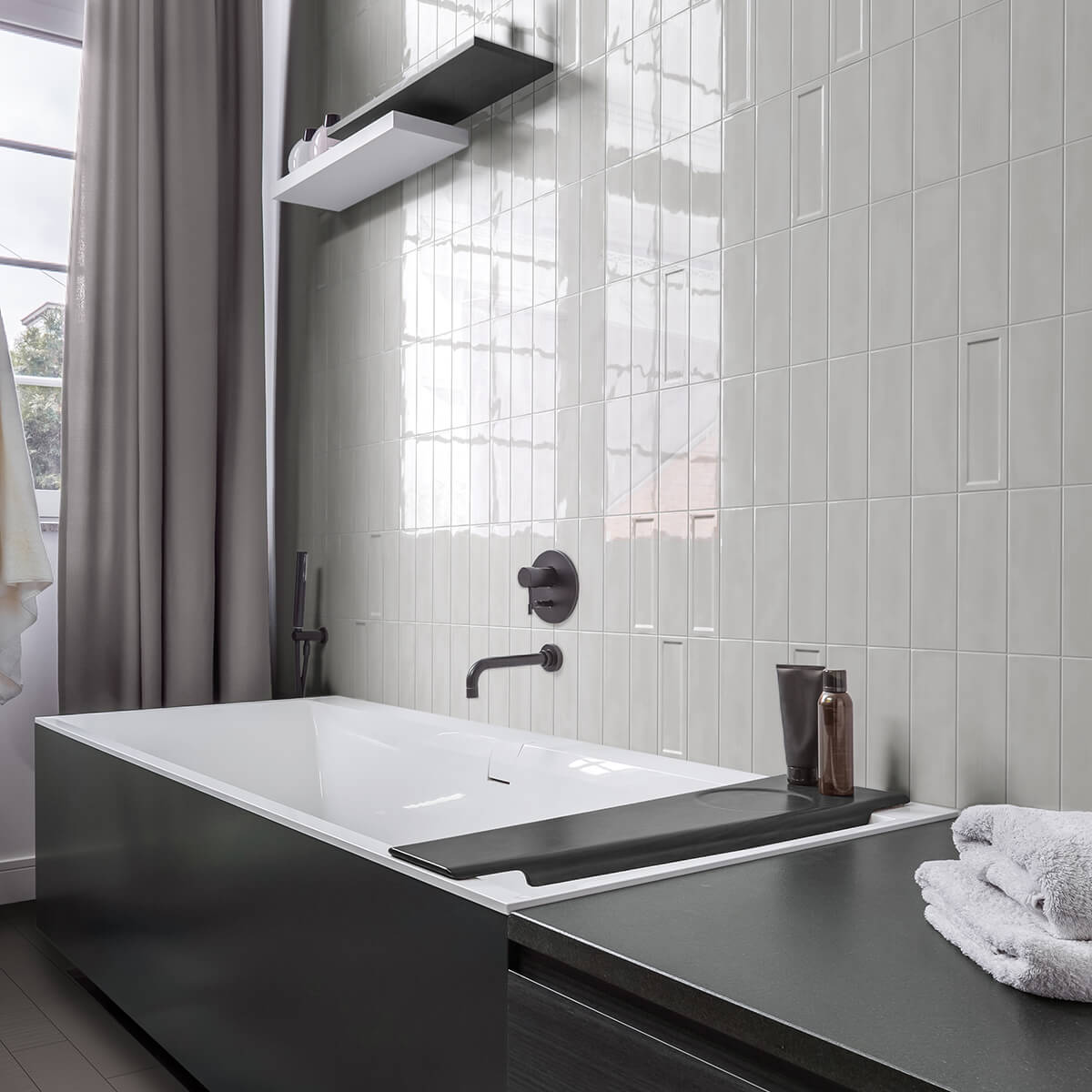 Shop Maison White Frame Metro Tiles Online | StoneSuperstore