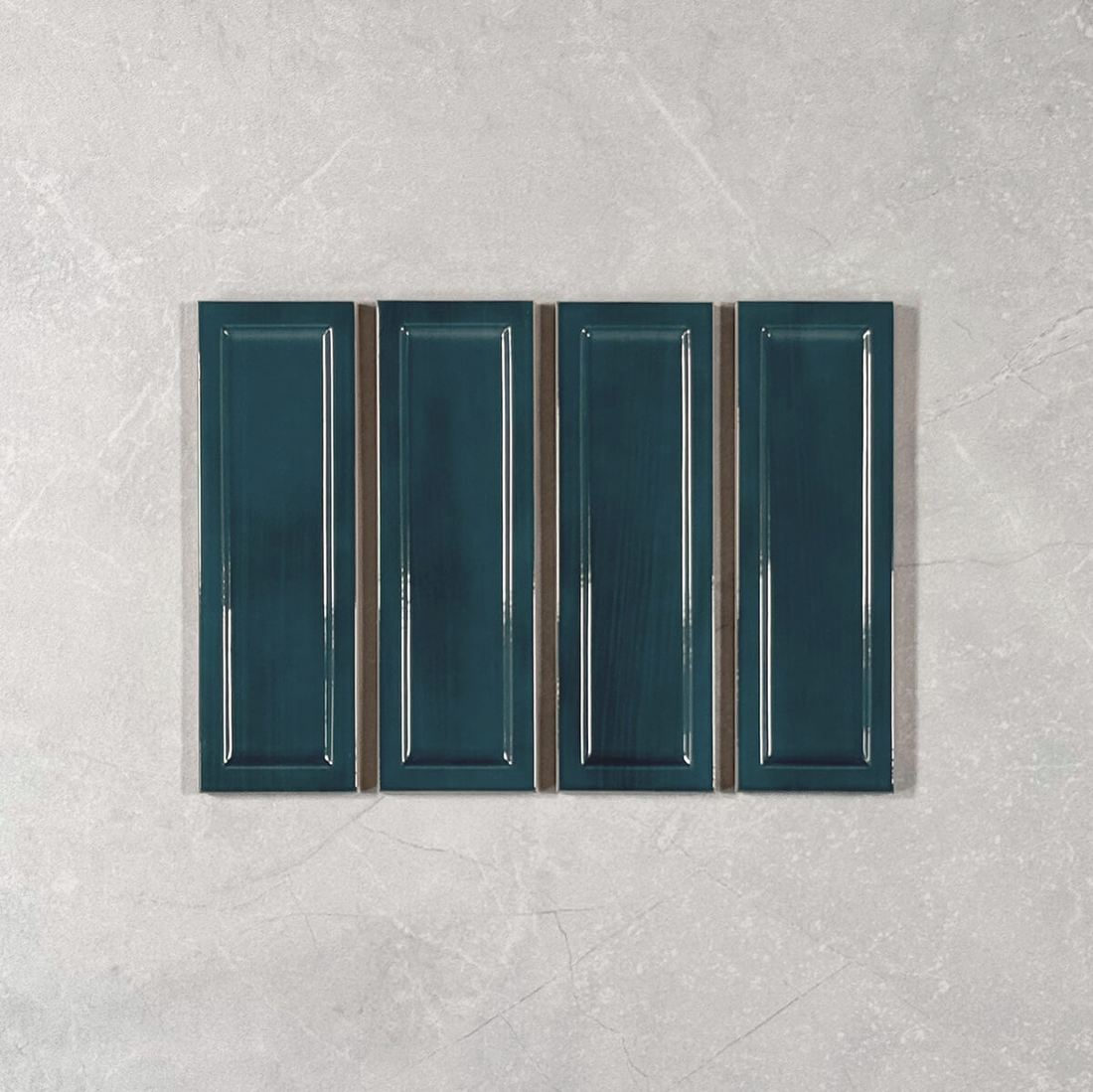 Shop Maison Navy Frame Metro Tiles Online | StoneSuperstore