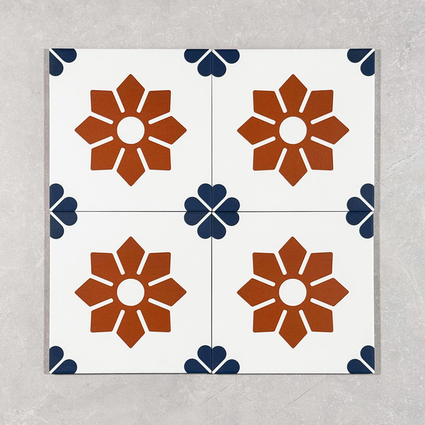 Shop Retro Flower Pattern Tiles Online | StoneSuperstore