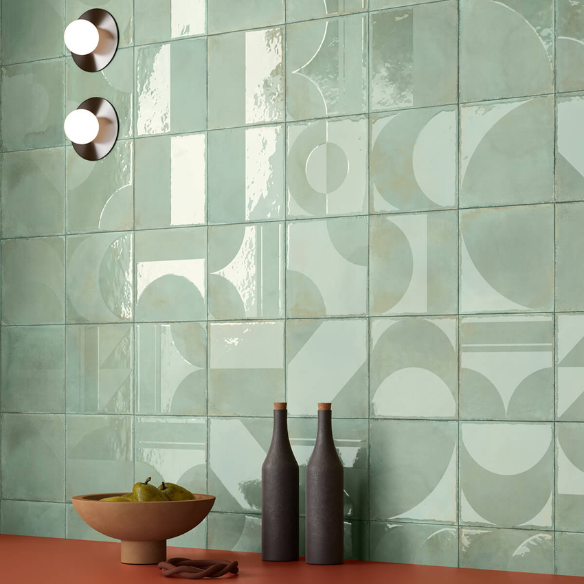 Shop Artisan Green Glossy Ceramic Tiles Online | StoneSuperstore