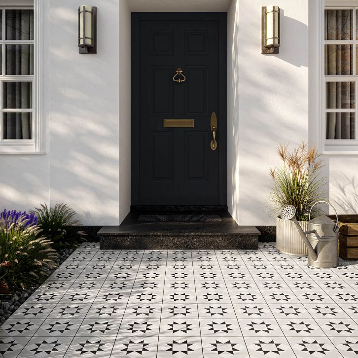 Shop Marlow Grey Pattern Tiles Online | StoneSuperstore