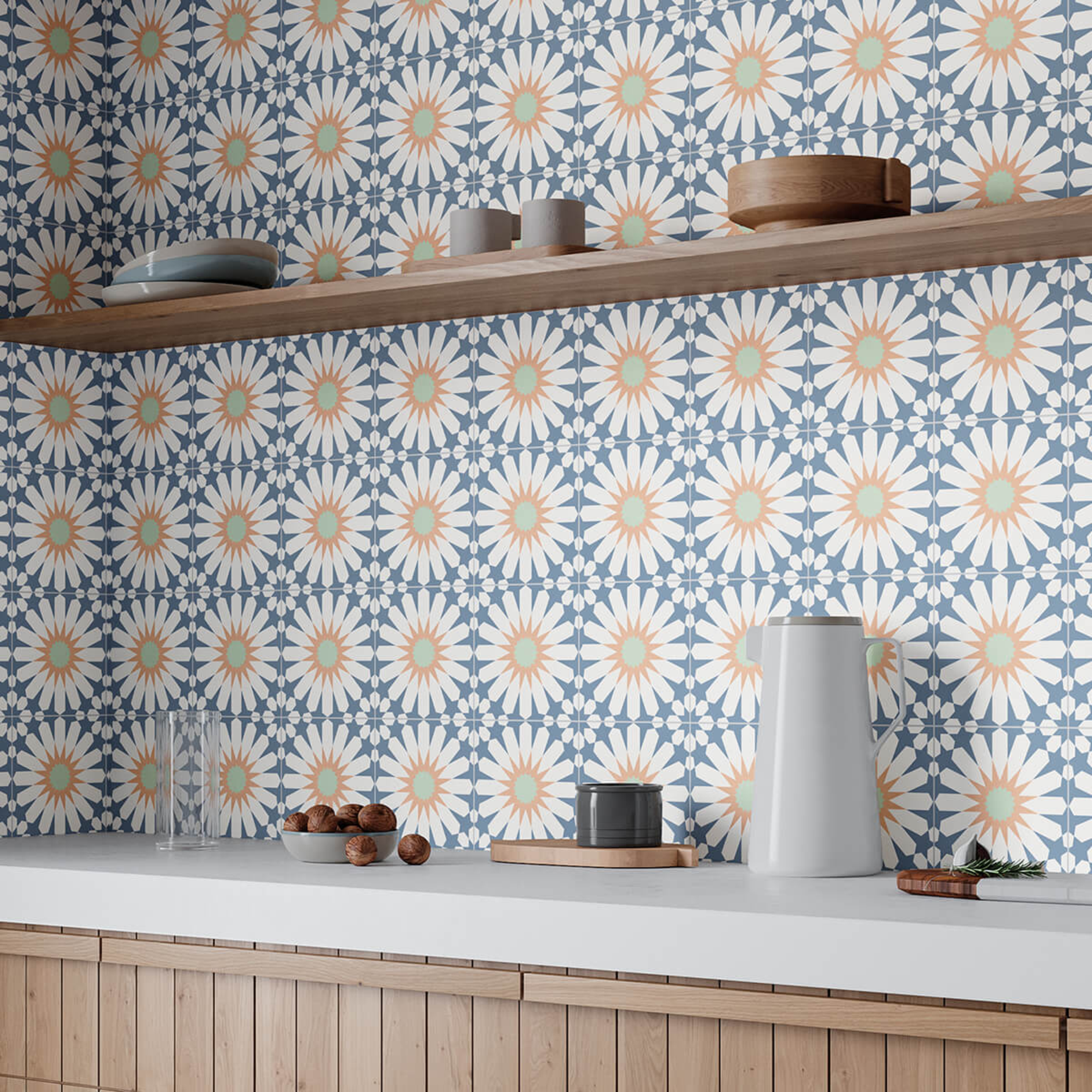 Shop Capri Azul Decorative Pattern Tiles Online | StoneSuperstore