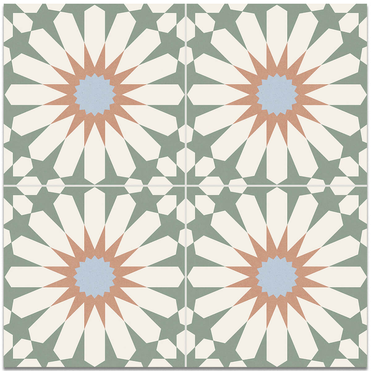 Shop Capri Mint Decorative Pattern Tiles Online | StoneSuperstore