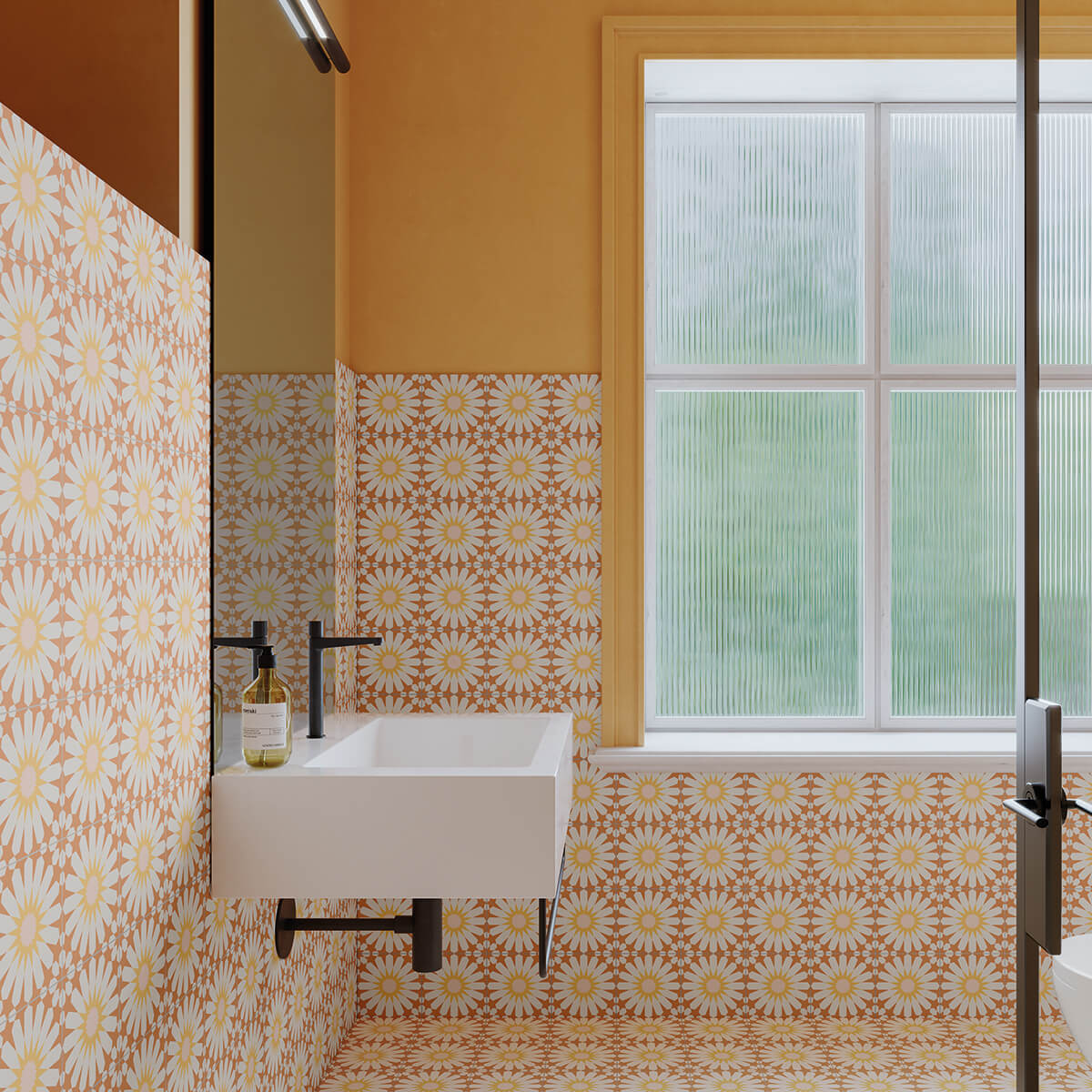 Shop Capri Terracotta Decorative Pattern Tiles Online | StoneSuperstore