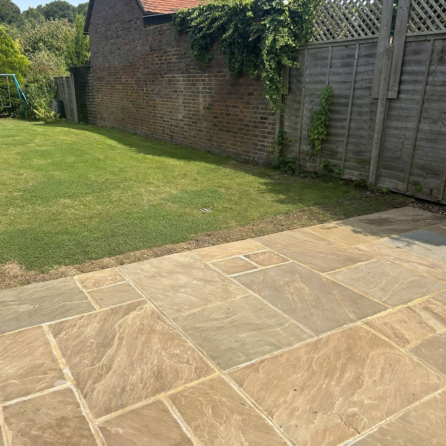 Autumn Umber Sandstone Paving Pack | StoneSuperstore