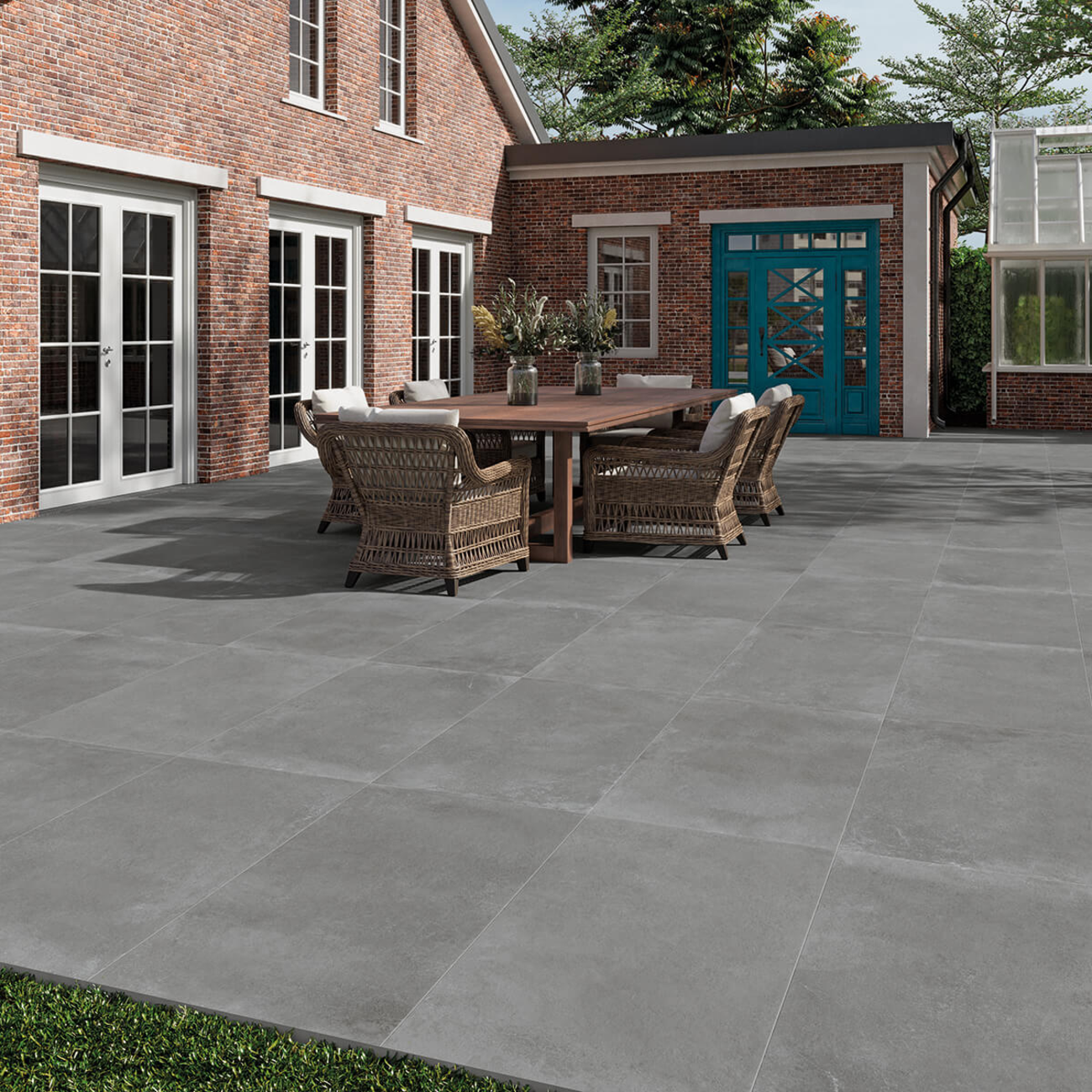 Century Anthracite Porcelain Paving 595x1200x20mm - 23 SQM Job Lot ...