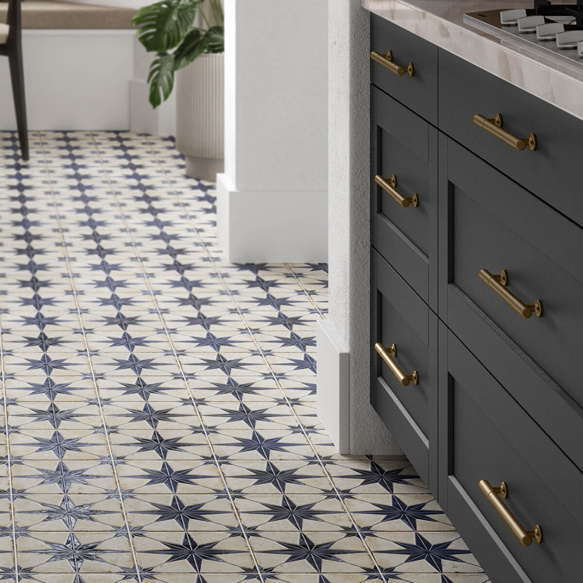 Shop Celestial Blue Pattern Tiles Online | StoneSuperstore
