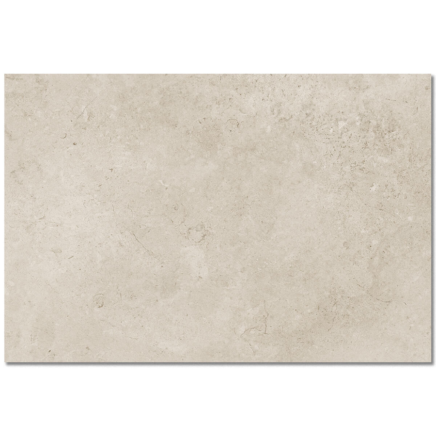 Montpellier White Antique Limestone Effect Porcelain Tiles ...