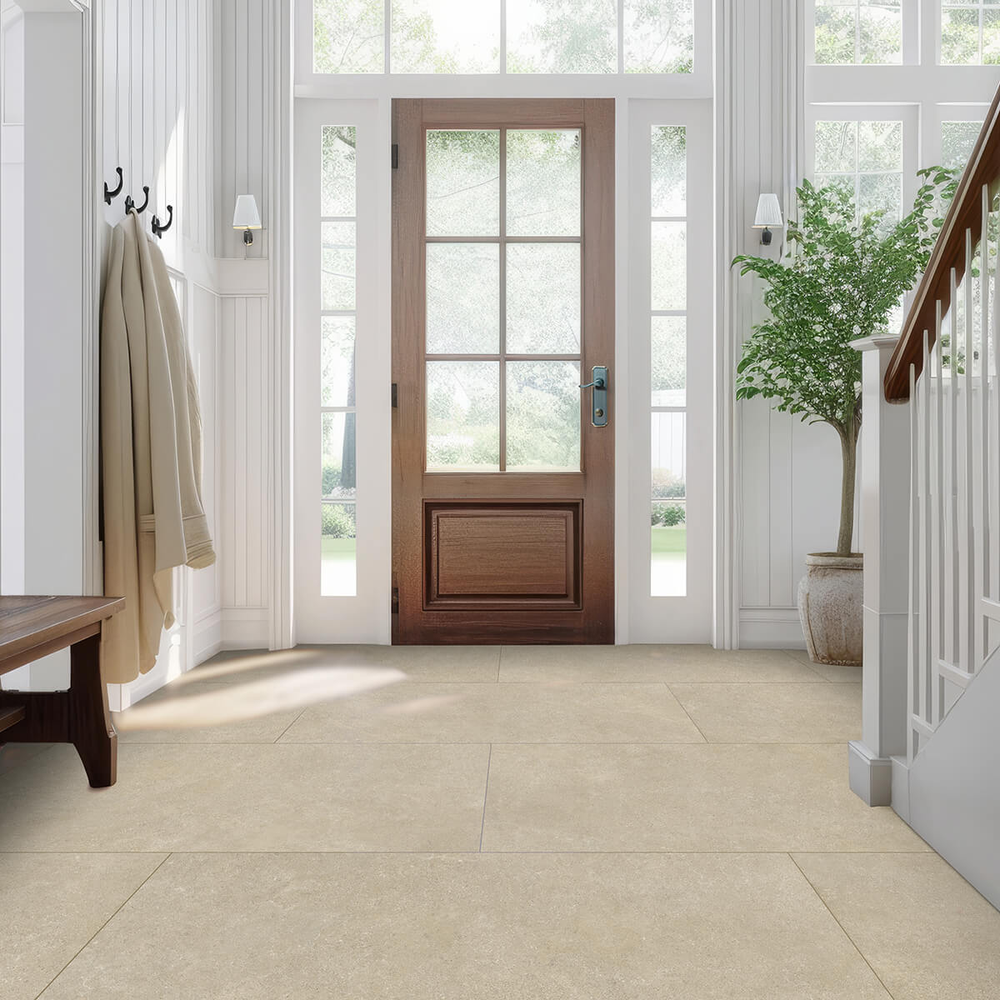 Mykonos Taupe Stone Effect Porcelain Tiles - 60x120cm | StoneSuperstore