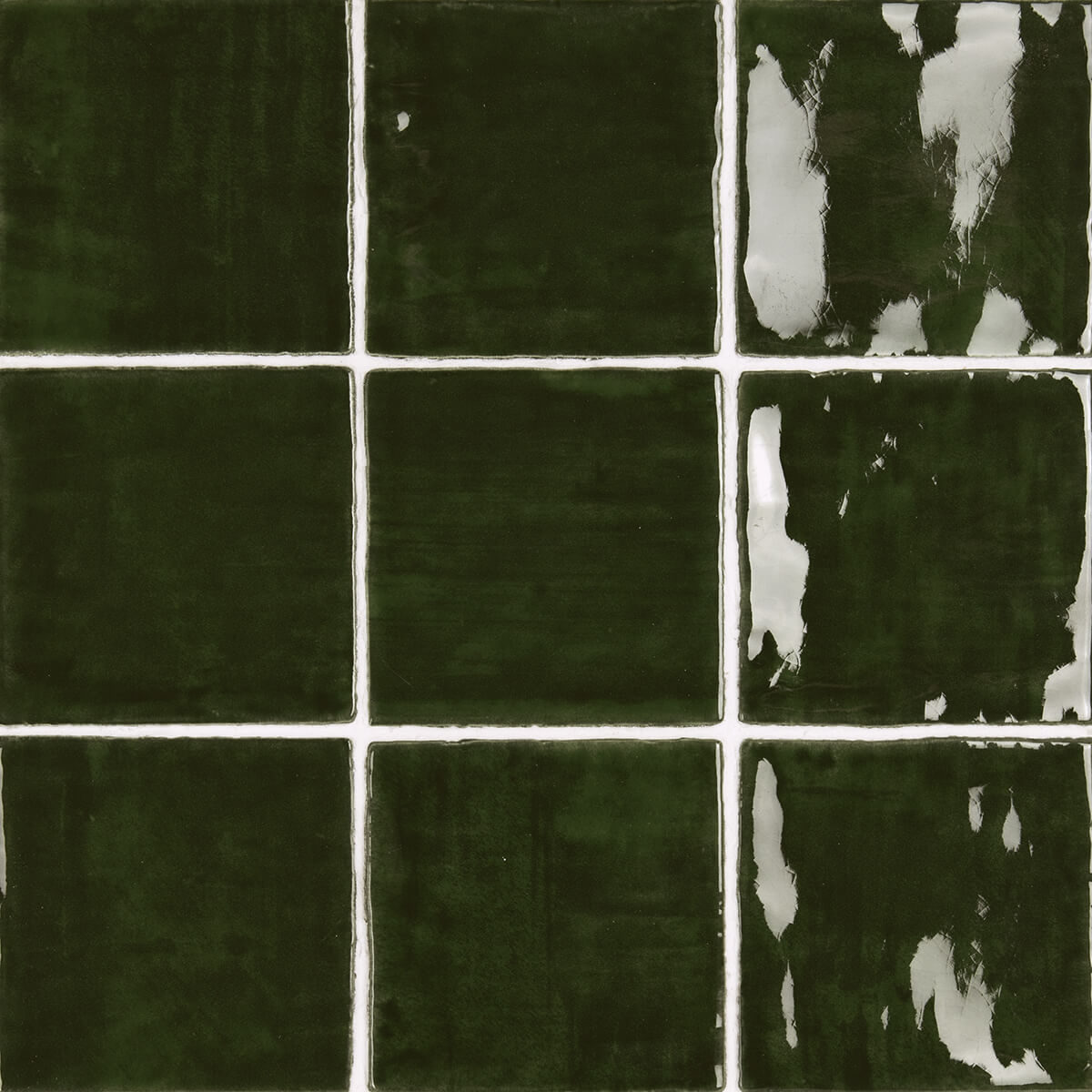 Shop Bonita Dark Green Zellige-Effect Ceramic Tiles Online ...
