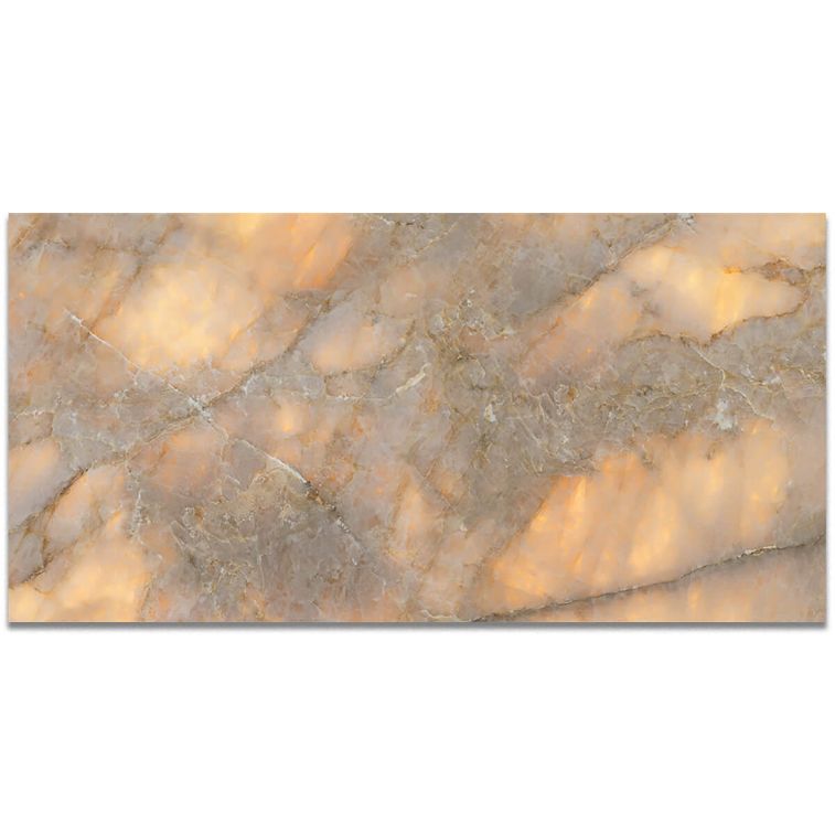 Luminous Topaz Polished Onyx Effect Porcelain Tiles | StoneSuperstore