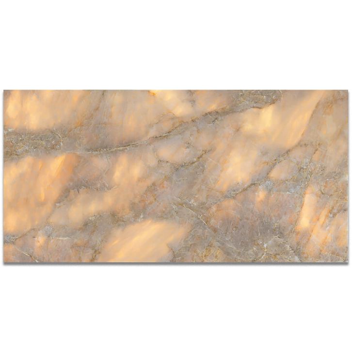 Luminous Topaz Polished Onyx Effect Porcelain Tiles | StoneSuperstore
