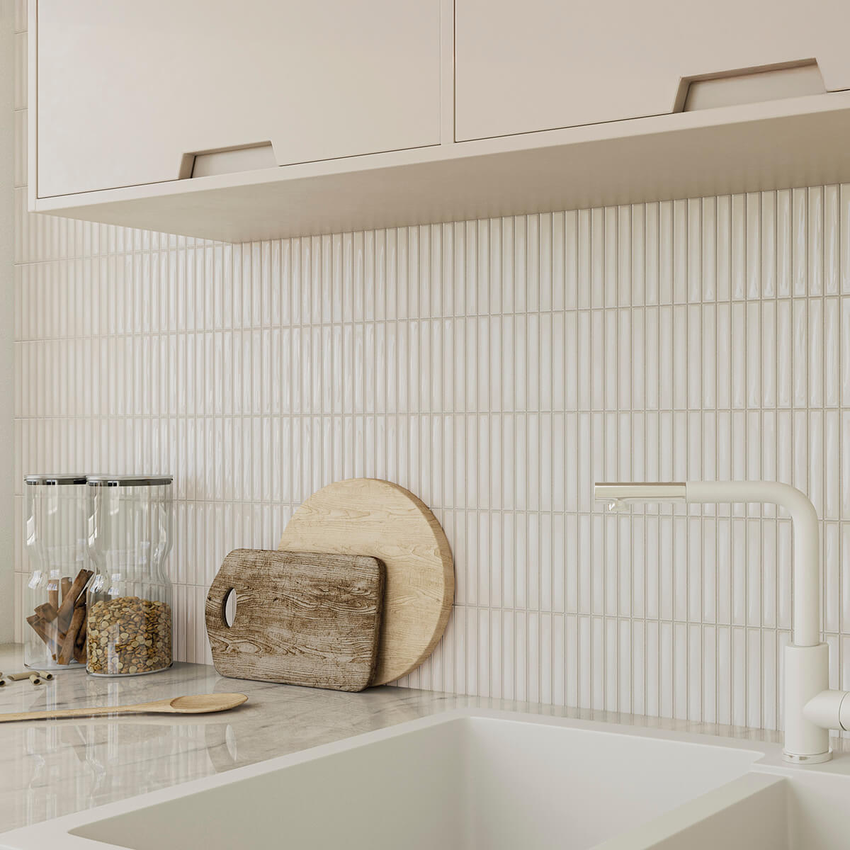 Shop Aura White Matte Kit Kat Ceramic Tiles Online | StoneSuperstore