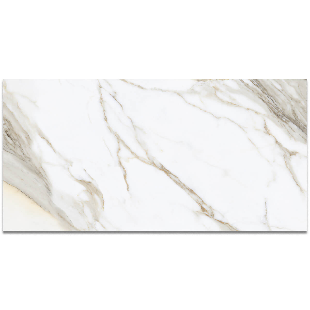Gilded Ember Polished Marble Effect Porcelain Tiles | StoneSuperstore