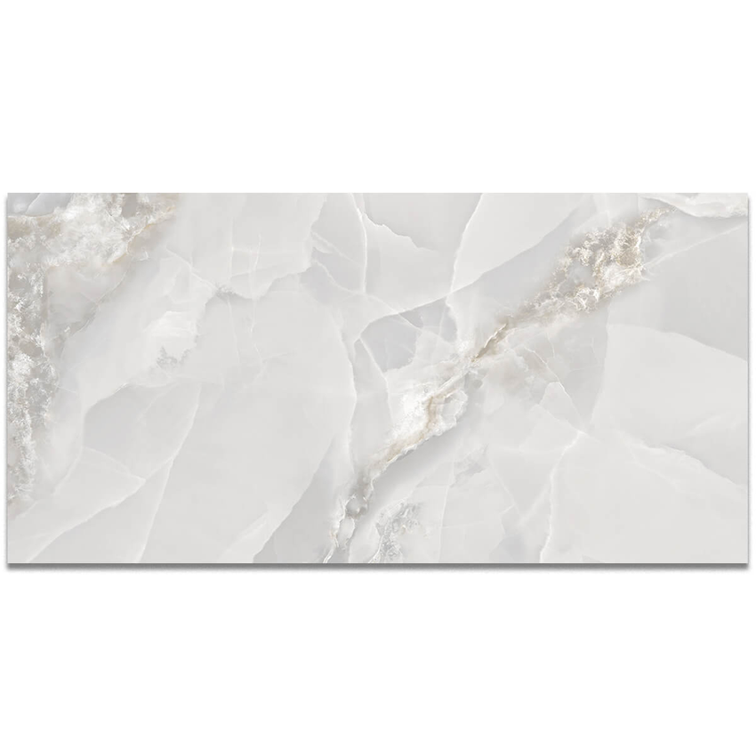 Onyx Oro Polished Marble Effect Porcelain Tiles | StoneSuperstore