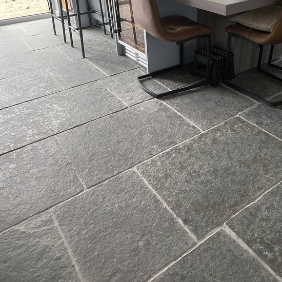 Grey Tumbled Limestone Tiles | StoneSuperstore