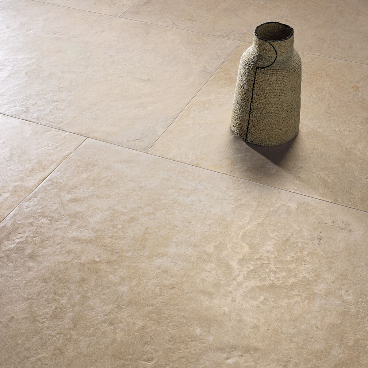 Villa Beige Antique Limestone Effect Porcelain Tiles | StoneSuperstore