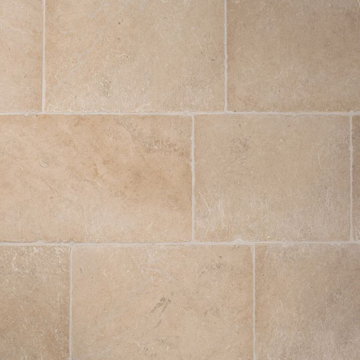 Devonshire Tumbled Limestone Tumbled Outdoor Paving Slabs | StoneSuperstore