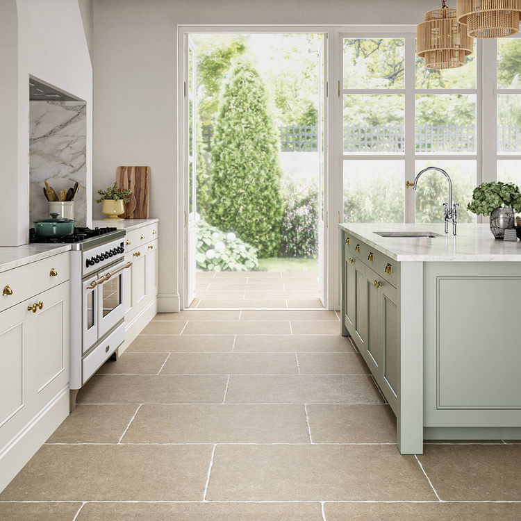 Montpellier Natural Antique Limestone Effect Porcelain Tiles ...