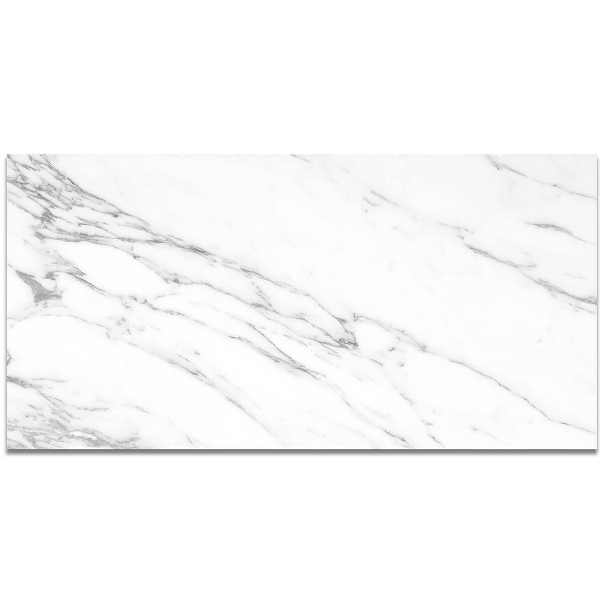 Riviera White Matte Marble Effect Porcelain Tiles | StoneSuperstore