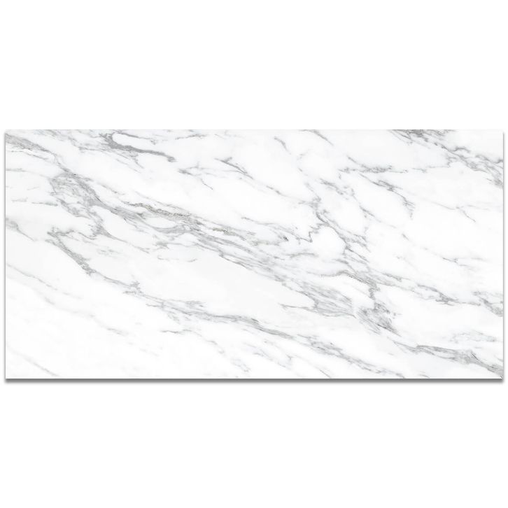 Riviera White Matte Marble Effect Porcelain Tiles | StoneSuperstore