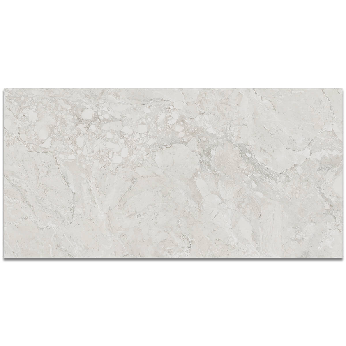 Celine Ceppo Pearl White Marble Effect Porcelain Tiles | StoneSuperstore